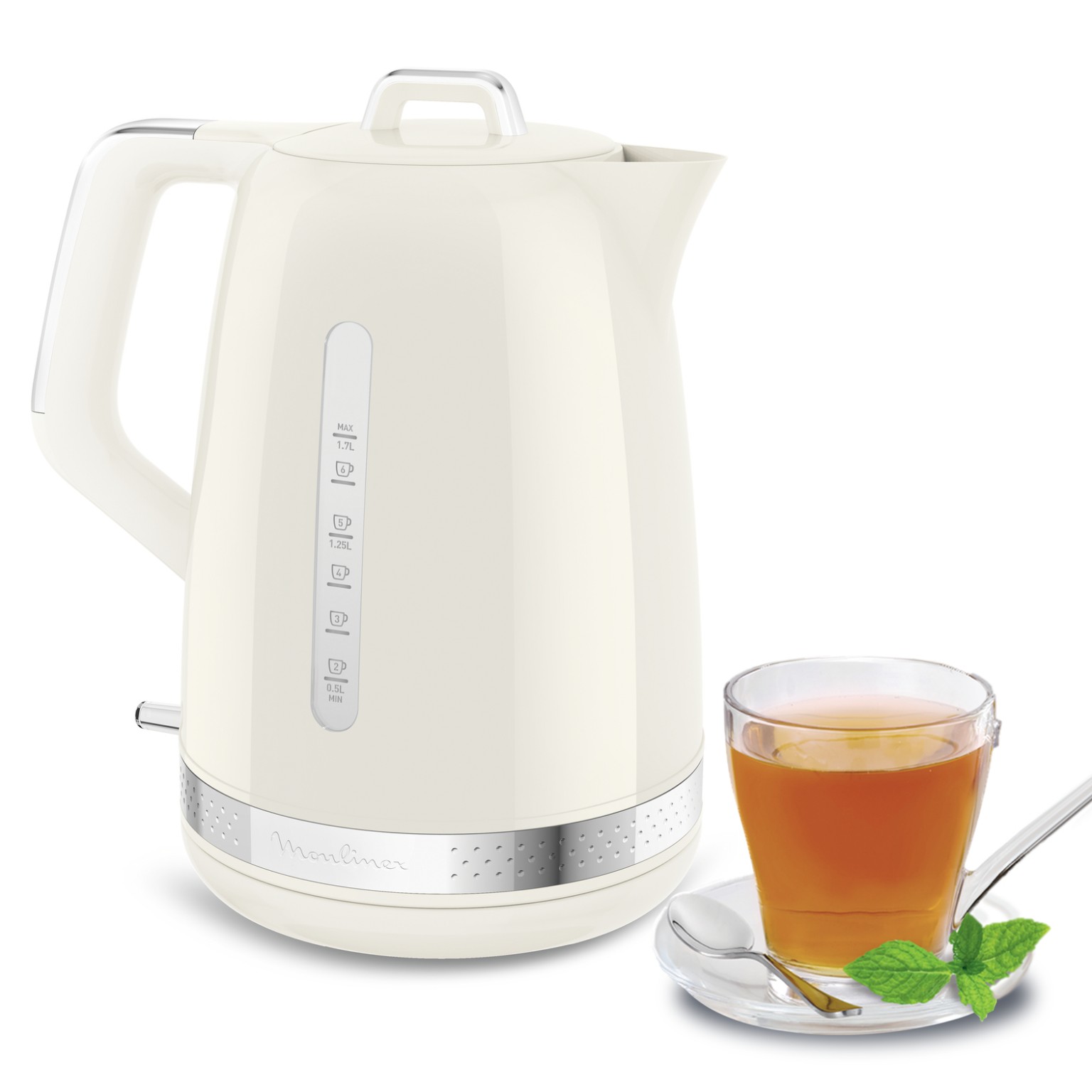 MOULINEX KETTLE SOLEIL 1.7 L IVORY – DIGITECH STORES